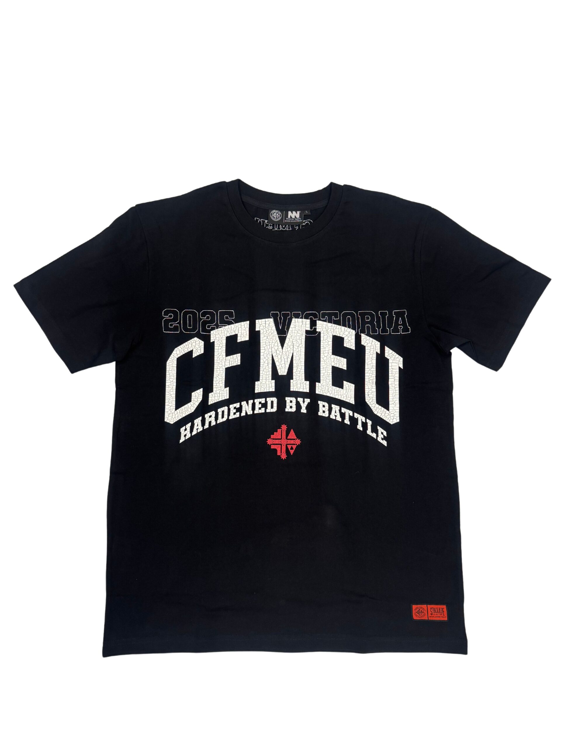 Hardened By Battle 2025 Tee – NoWear Supply Stockade Collection | CFMEU VIC & TAS